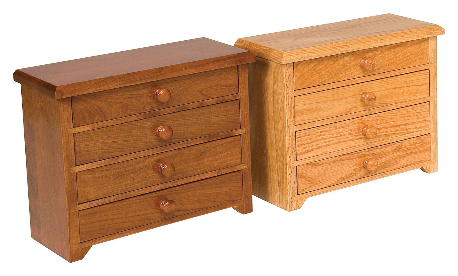 4-Drawer Amish Shaker Jewlery Cabinet